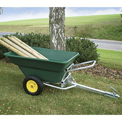 Trillebøre & Sækkevogne: Staldkærre TUFX V.Galv/Plast 350L